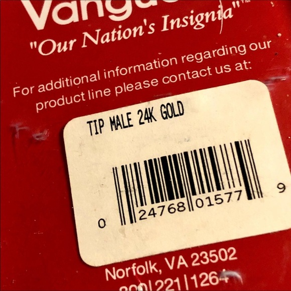 Accessories | Vanguard Navy Uniform 24k Gold Belt Tip | Poshmark